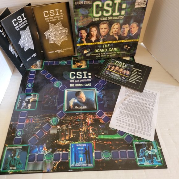 Games | Csi The Board Game Join Team To Solve Crime Scene Investigator ...